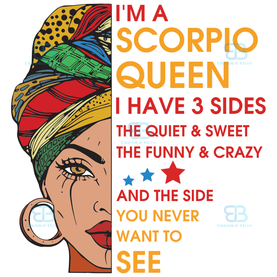 Scorpio Queen Svg | Inspire Uplift