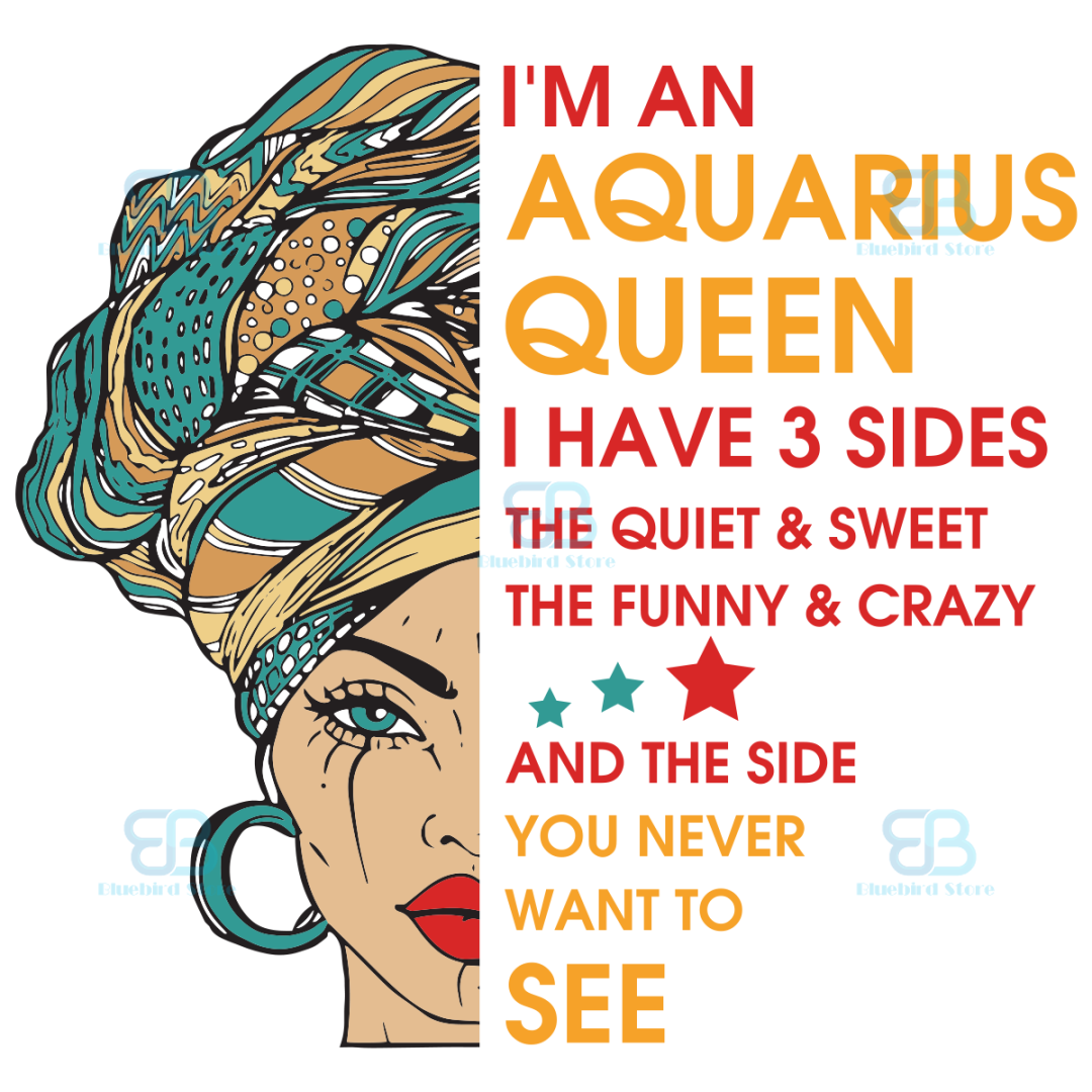 Aquarius Queen Svg | Inspire Uplift