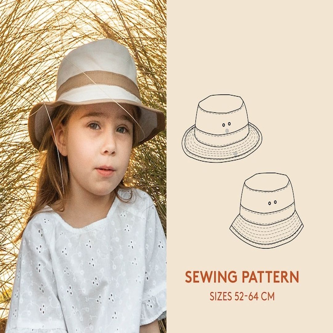 Adult Bucket Hat Sewing Pattern | Inspire Uplift