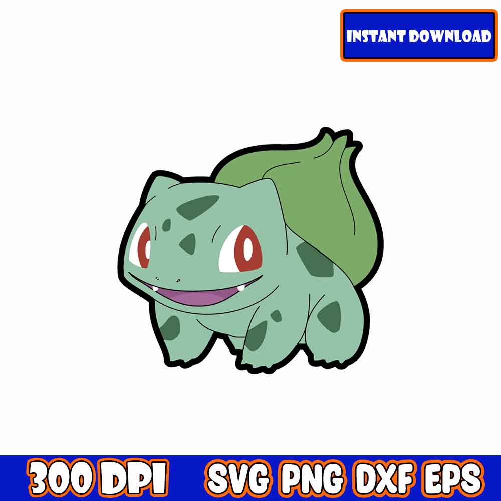 pokemon bulbasaur SVG Bundle, Pikachu SVG, Pokemon clipart, | Inspire ...