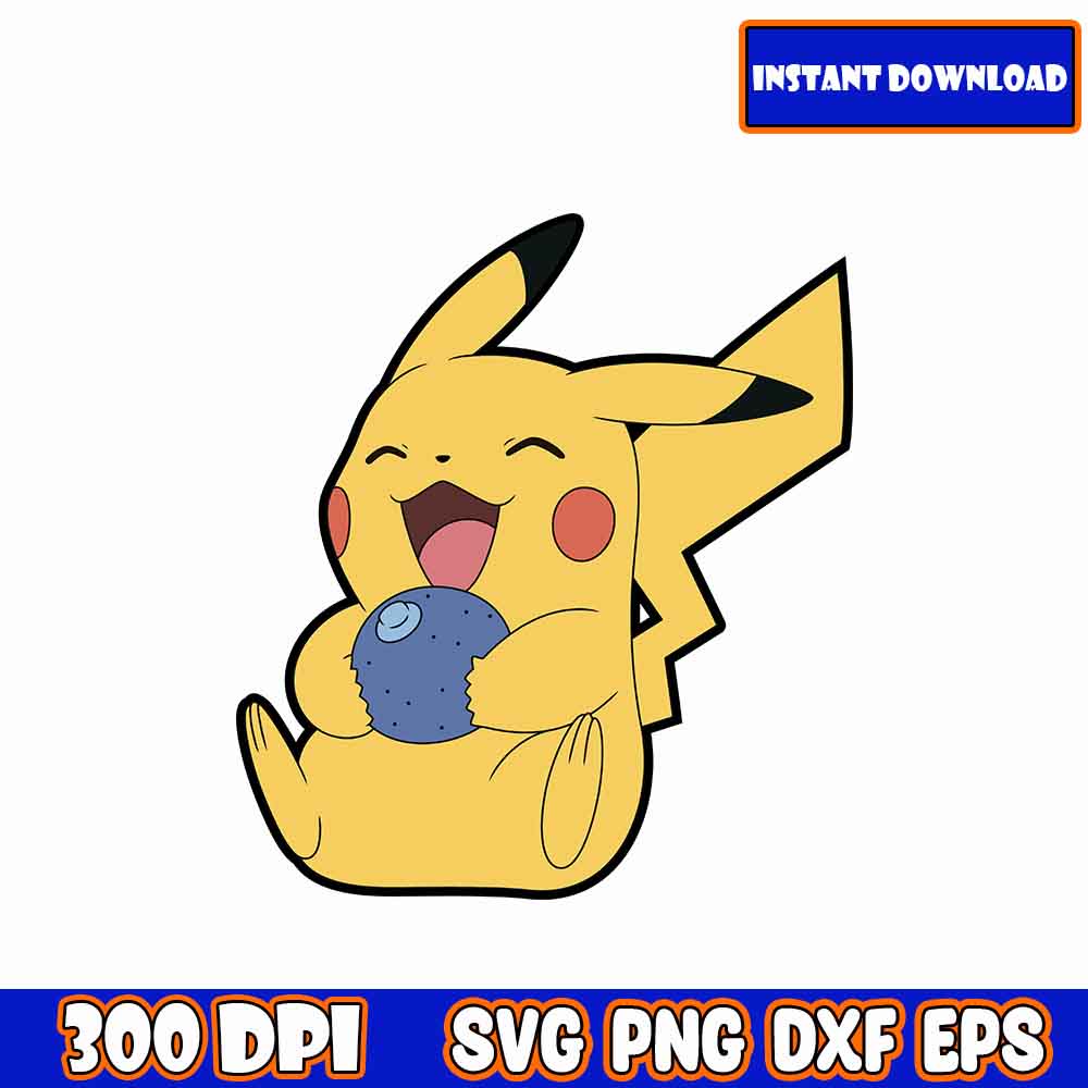 Pokemon SVG Bundle, Pikachu SVG, Pokemon clipart, Pokemon Cr | Inspire ...