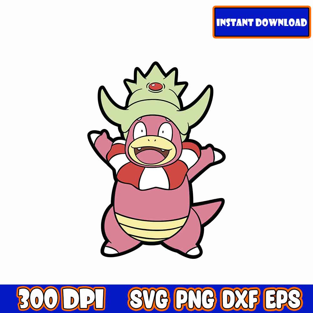 pokemon Slowking Svg, Pokemon svg Bundle, Pokemon Clipart, P | Inspire ...