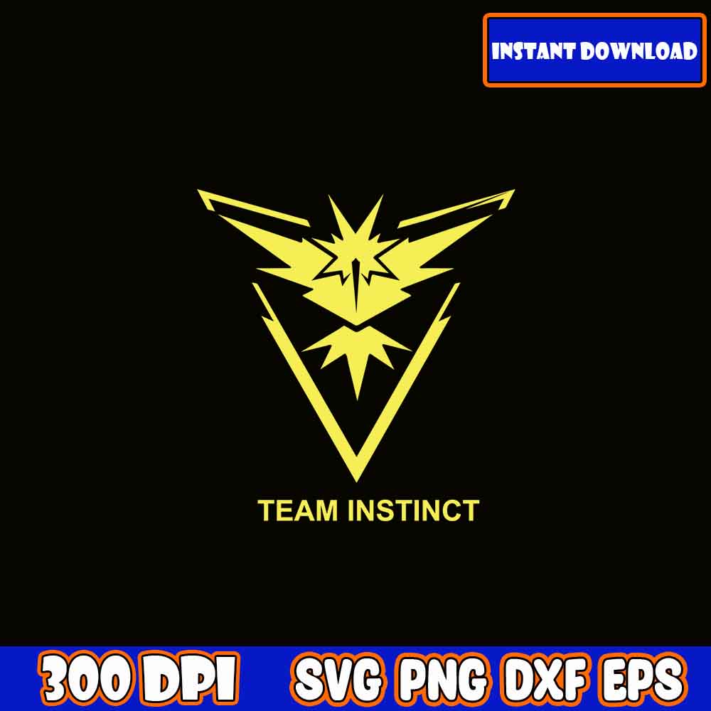 pokemon Team instinct Svg, Pokemon SVG Bundle, Pikachu SVG, | Inspire ...
