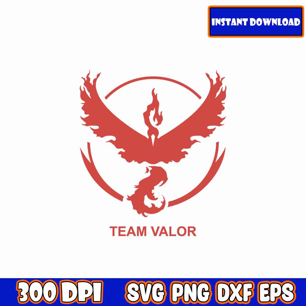 pokemon Team valor Svg, Pokemon svg Bundle, Pokemon Clipart, | Inspire ...