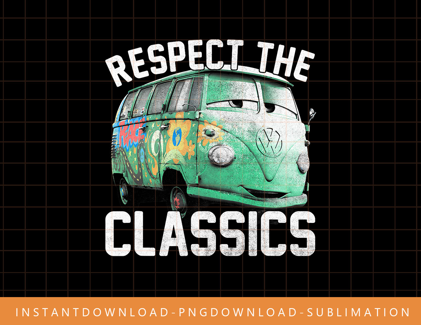 Disney Pixar Cars Fillmore Respect Classics Graphic T-Shirt | Inspire ...