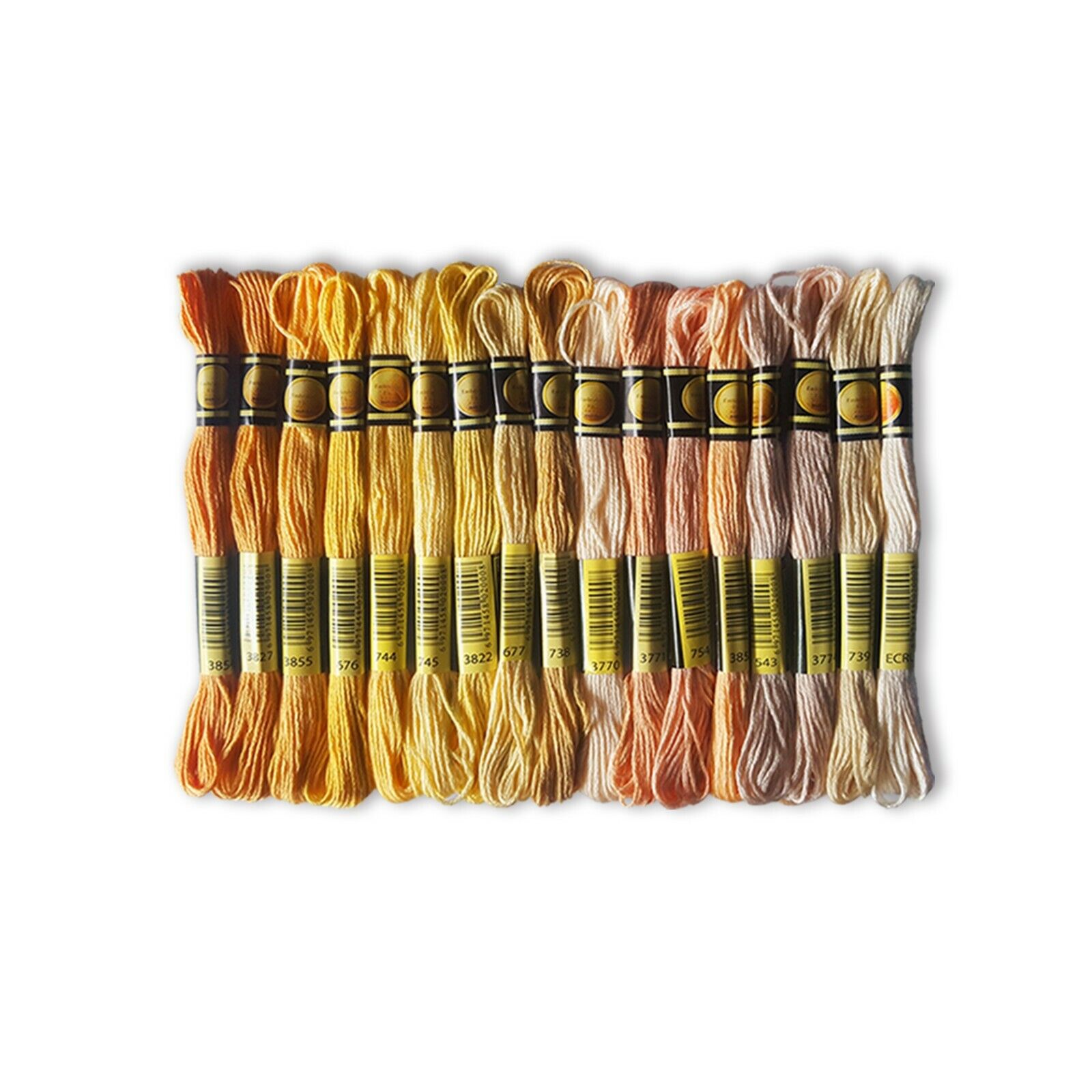 Floss Thread Skein 6 Strands Hand Embroidery Peach Shades 17 | Inspire ...