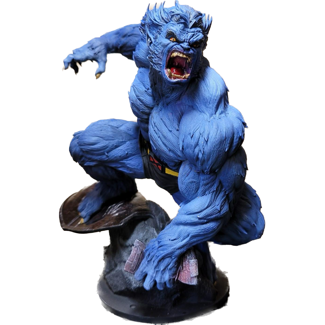 Beast X-Men printed hand painted custom figure, Beast X-Men | Inspire ...