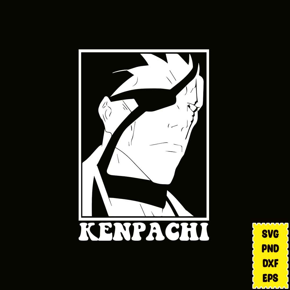 Kenpachi SVG Digital Download, Japanese svg, Anime Silhouett | Inspire ...