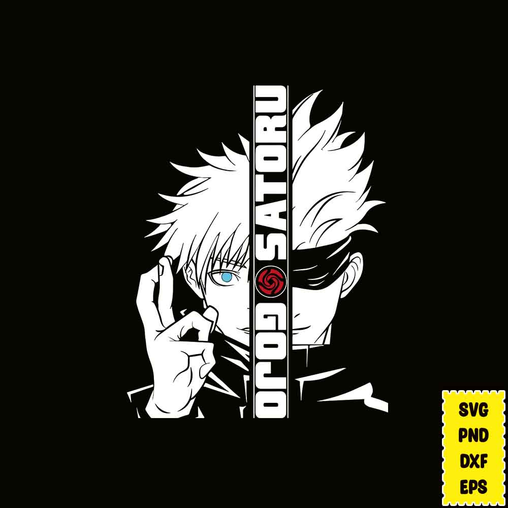 Anime Designs, Gojo Satoru SVG,Anime Bundle Layered, Anime B | Inspire ...