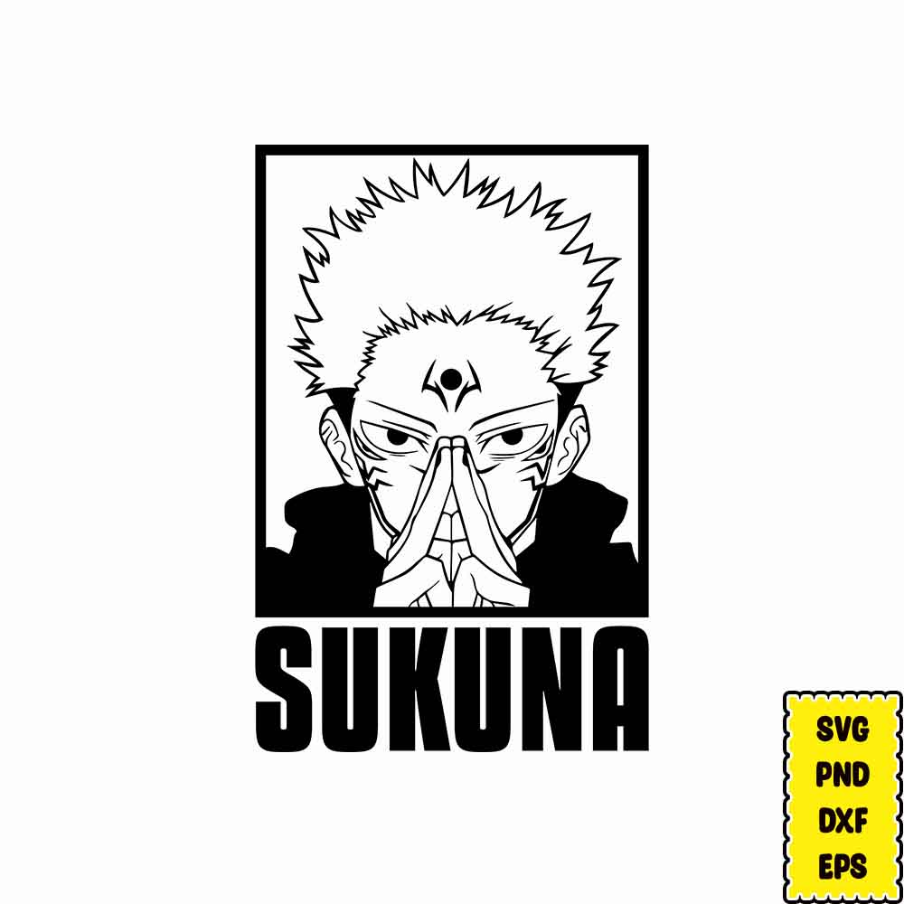 SUKUNA Designs | Anime Bundle SVG Digital Download | Japanes | Inspire ...