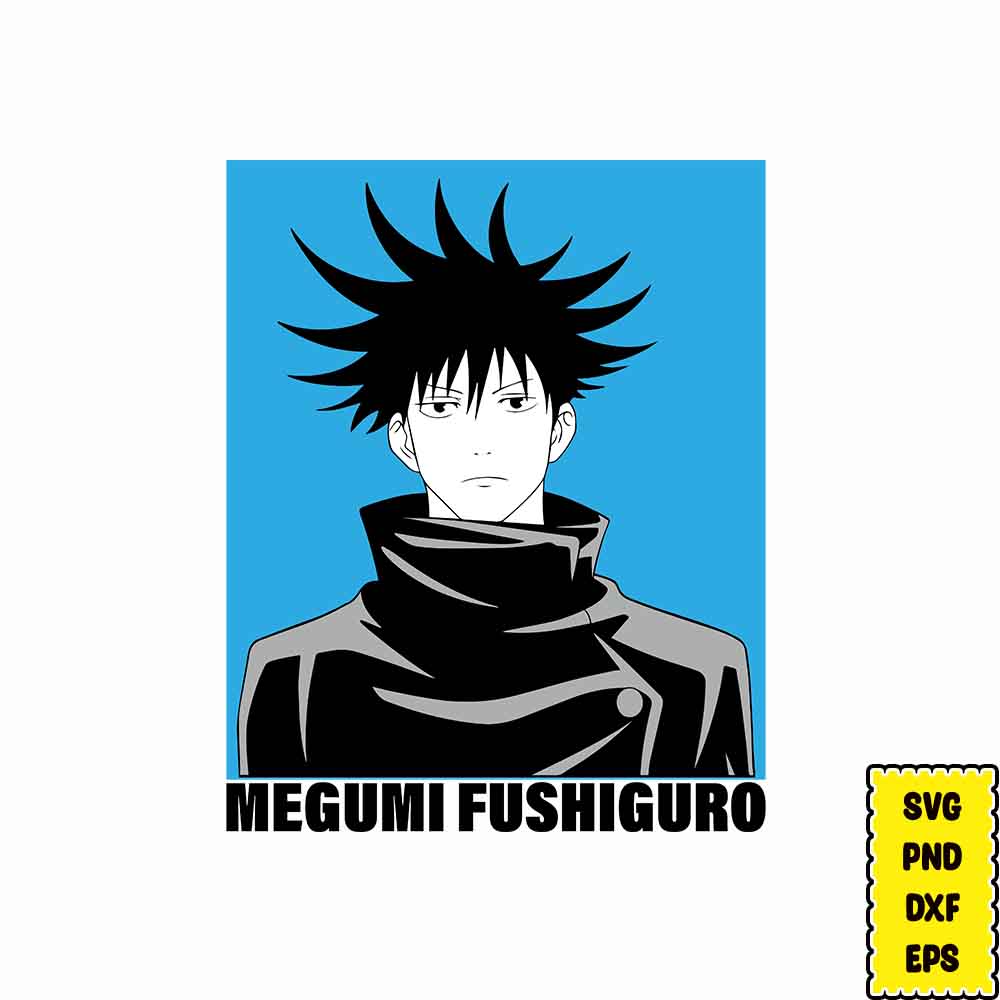 Megumi Fushiguro SVG | Manga bundle Svg | Cartoon packs SVG | Inspire ...