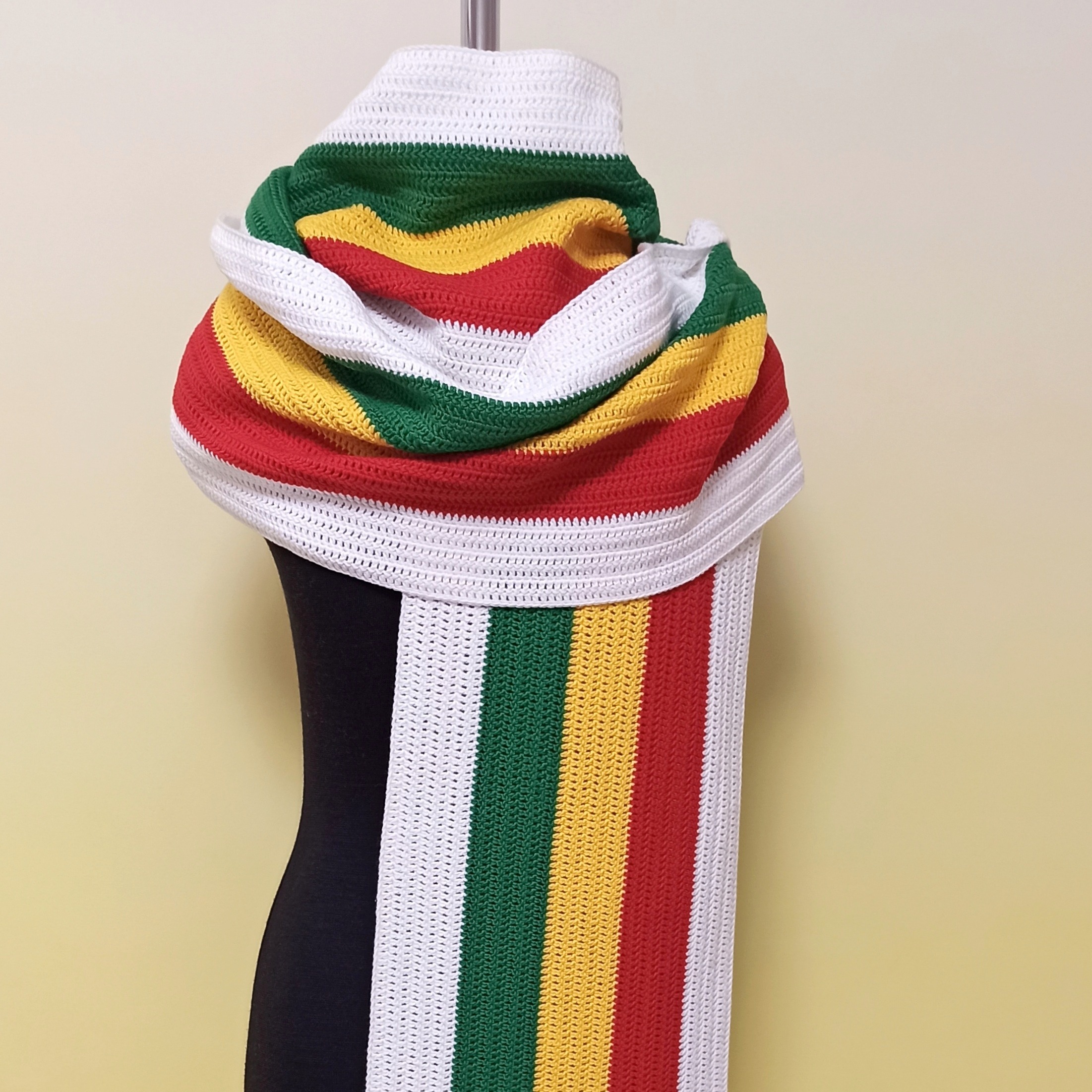 Crochet Rasta Scarf / Headband / Headwrap / Turban Pink . LA | Inspire ...