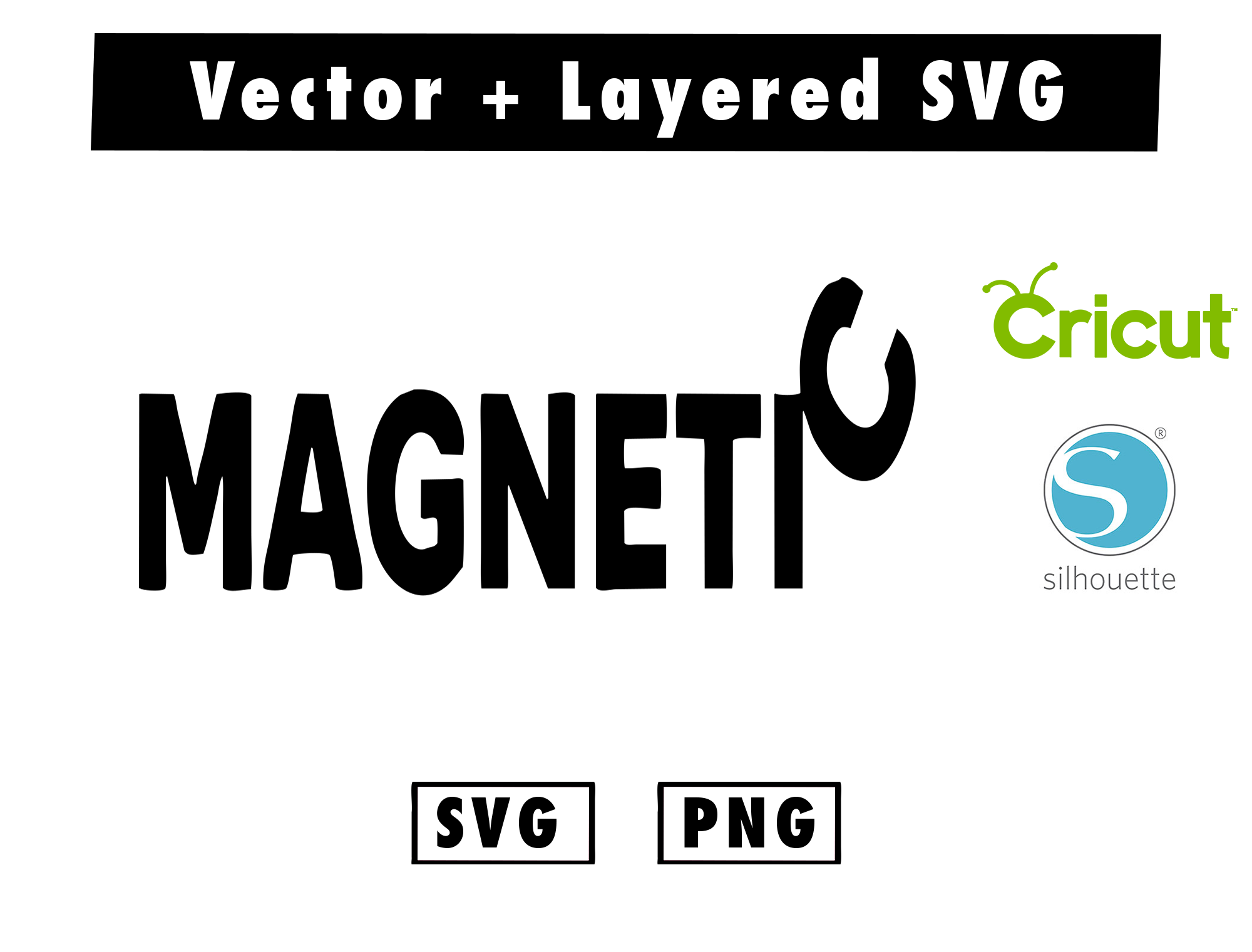 Magnetic svg and png files for cricut machine , anime svg , - Inspire ...