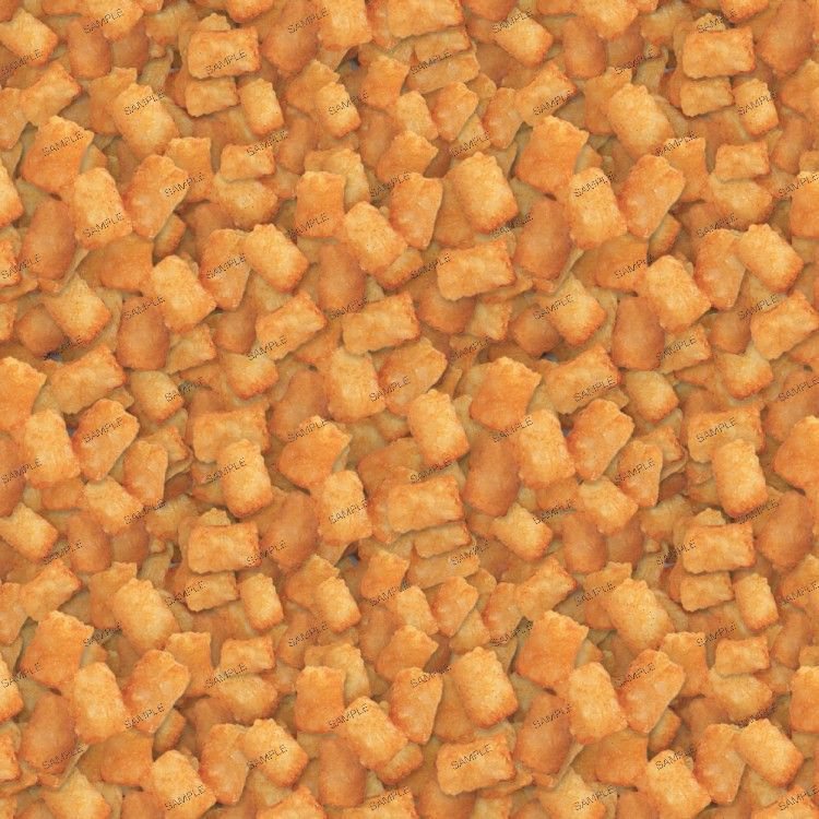 Tater Tots 22 Seamless Tileable Repeating Pattern | Inspire Uplift