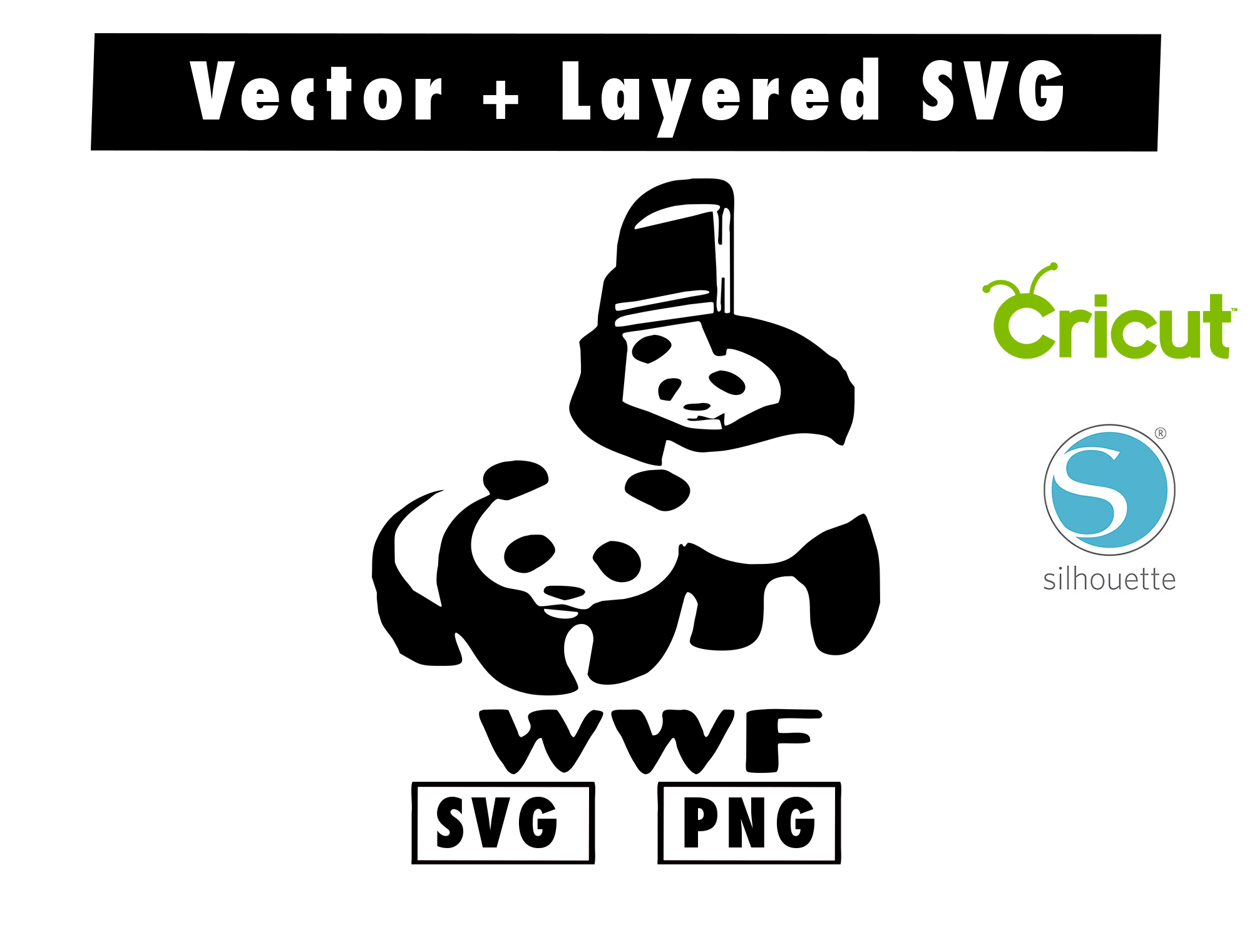 WWF Panda Wrestling T-Shirt svg and png files for cricut mac - Inspire ...