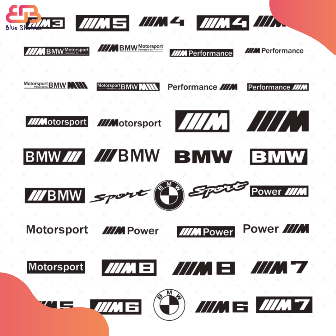 40 Bmw Art Vector Bundle Svg, Brand Svg, Bayerische Motoren | Inspire ...