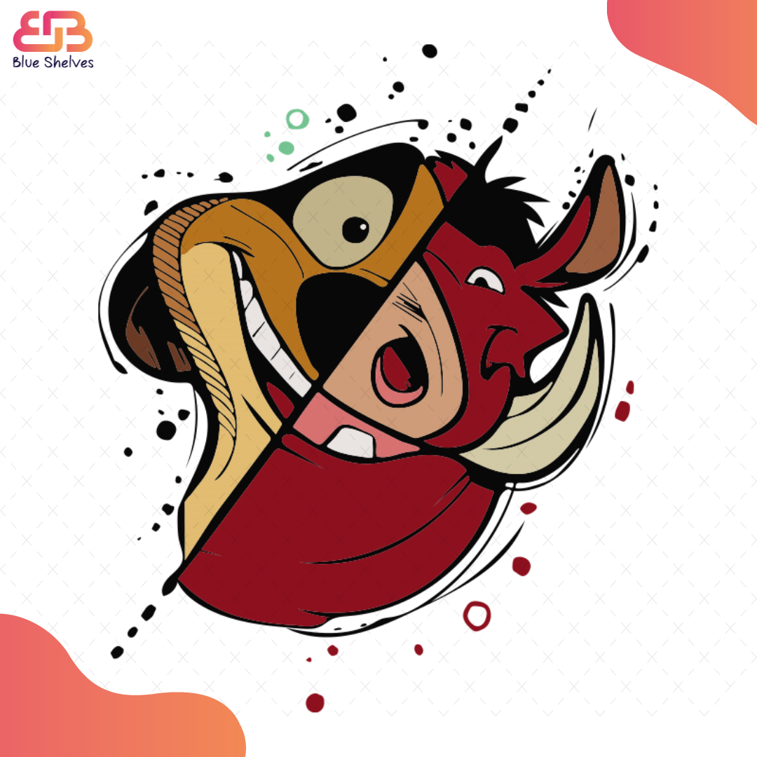 Timon And Pumba Svg, Cartoon Svg, Timon Svg, Pumba Svg, Lion - Inspire ...