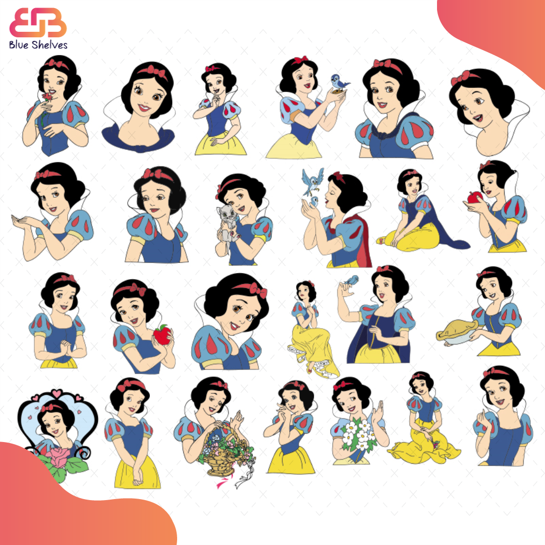 Snow White Bundle Svg, Disney Svg, Snow White And The Seven | Inspire ...
