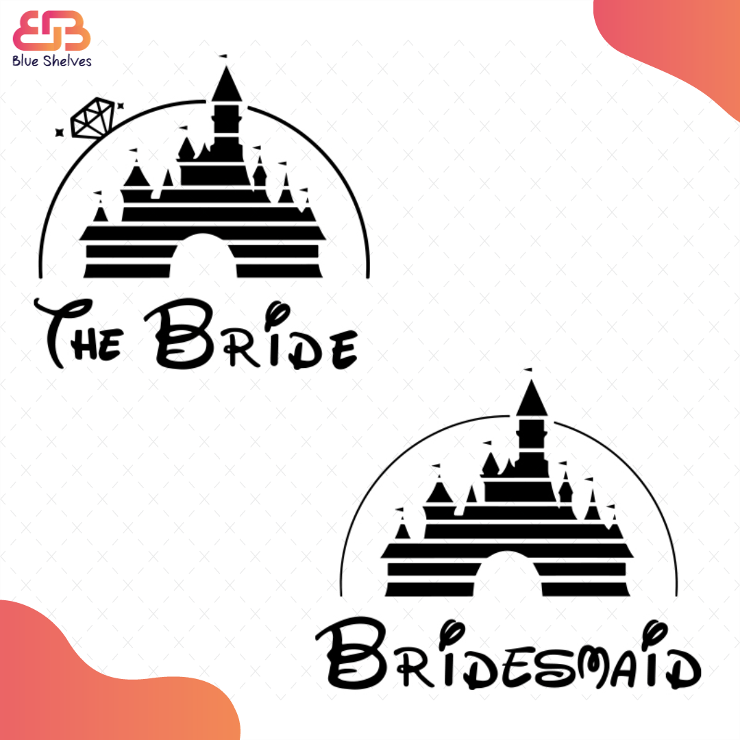 The Bride Svg, Disney Svg, The Bridesmaid Svg, Palace Svg, D | Inspire ...