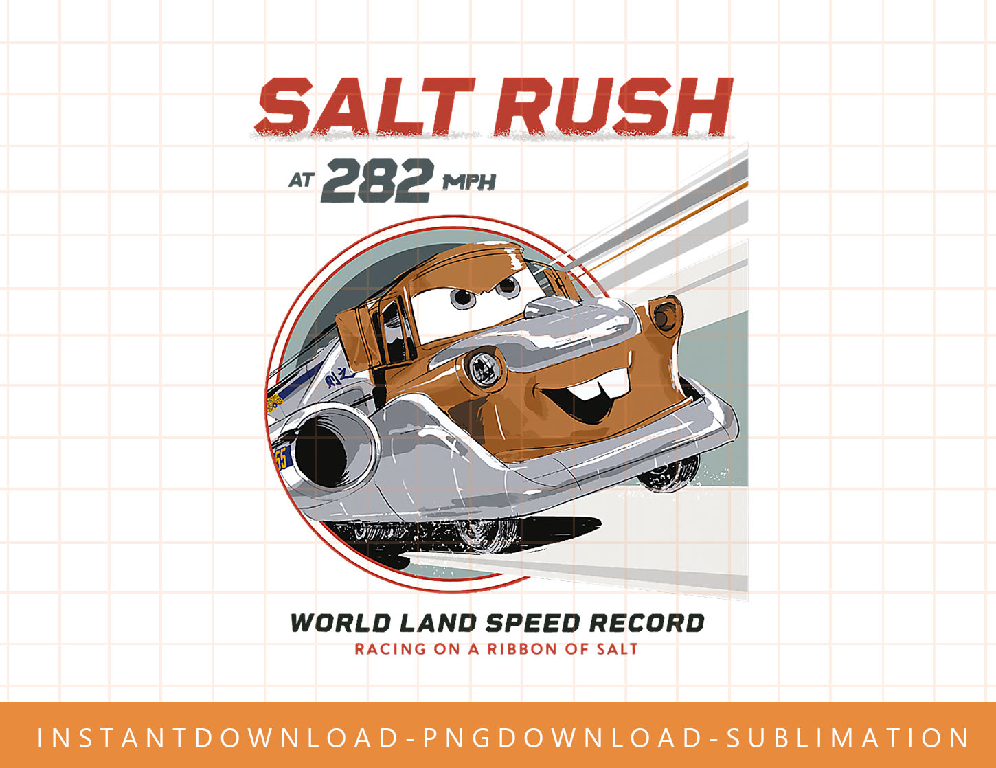 Disney Pixar Cars on the Road Salt Rush png, sublimate, digi | Inspire ...