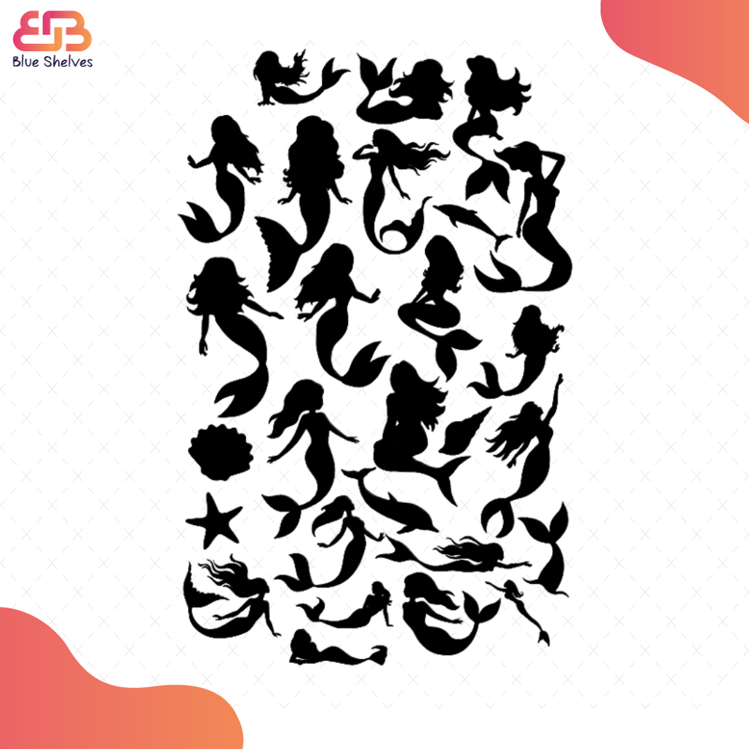 Mermaid Bundle Svg, Disney Svg, Princess Svg, Fish Svg, Star - Inspire ...