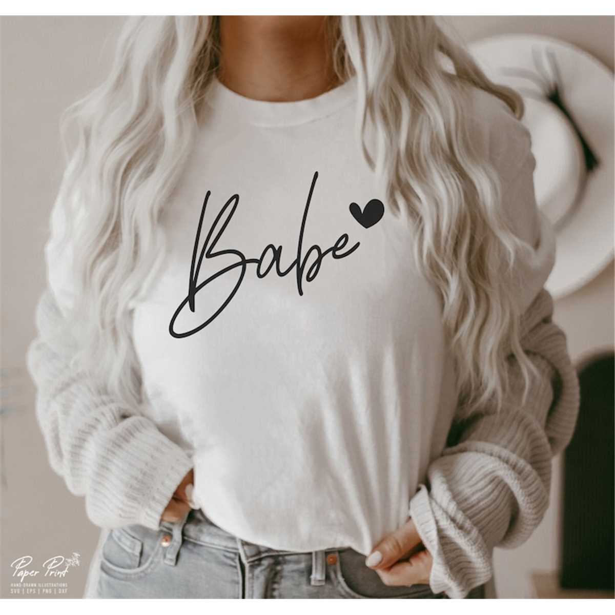 Babe svg, hippie svg, Girl Shirt SVG, Boho svg, Trendy Women | Inspire ...