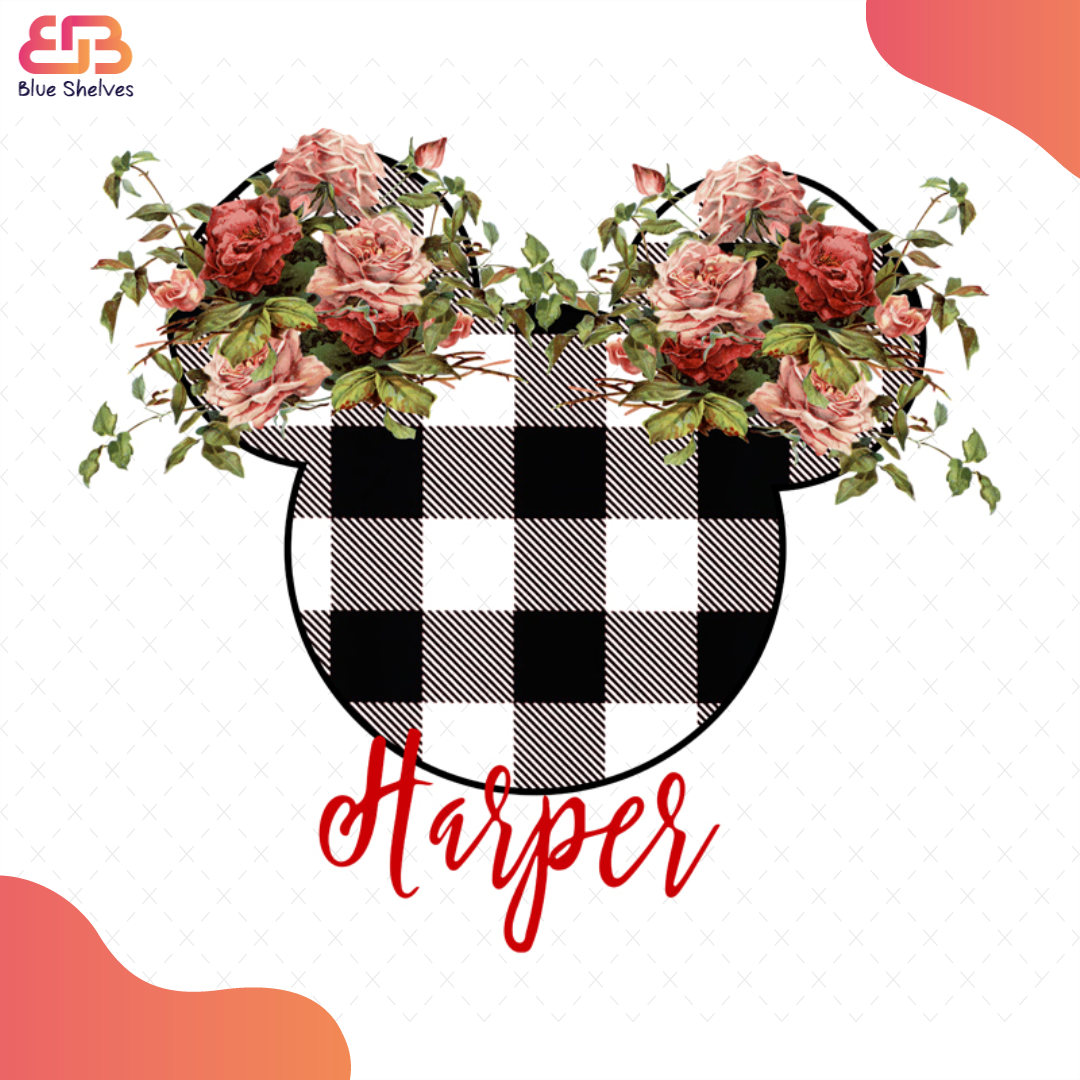 Disney Harper Svg, Disney Svg, Plaid Mickey Mouse Head Svg, - Inspire ...