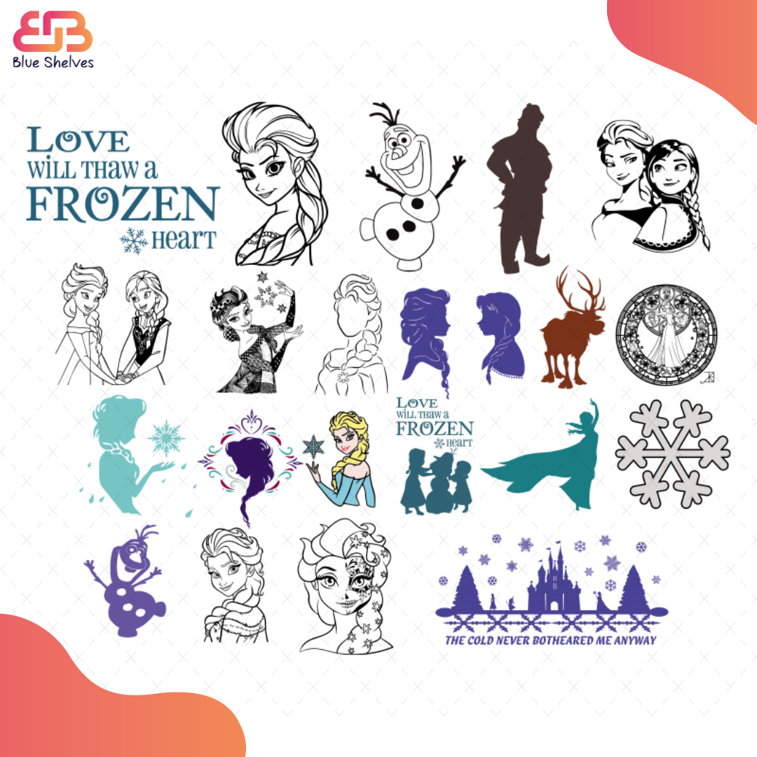 Frozen Bundle Svg, Disney Svg, Elsa Svg, Anna Svg, Snowman S - Inspire ...