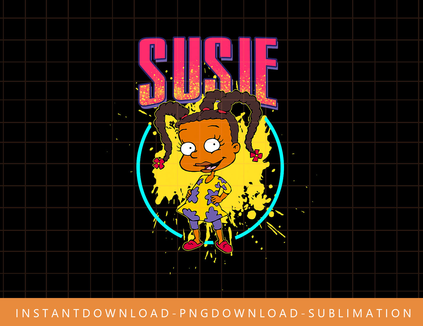 Mademark x Rugrats - Susie Carmichael png, sublimate, digita | Inspire ...