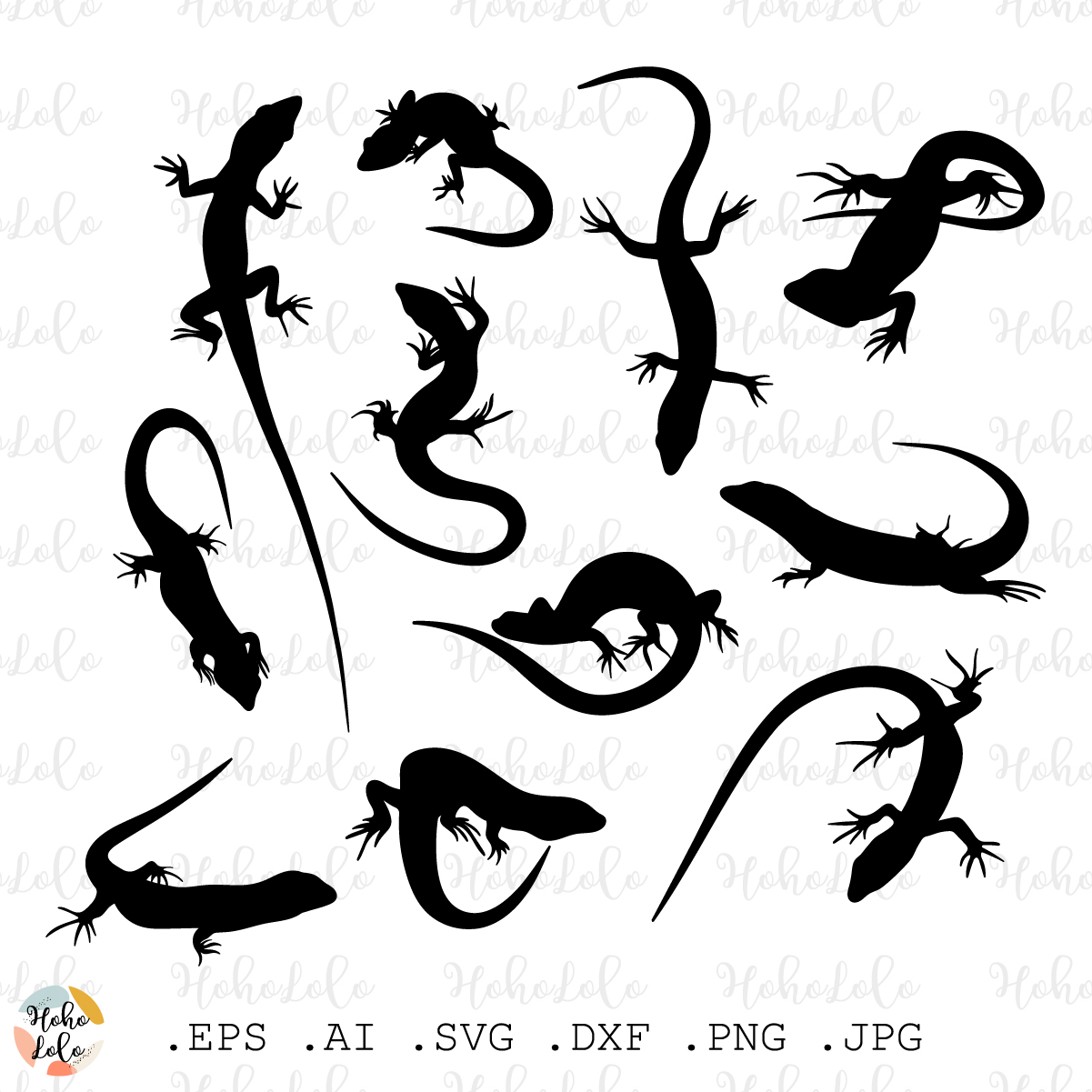 Lizard Svg, Lizard Silhouette, Lizard Cricut files, Lizard C | Inspire ...