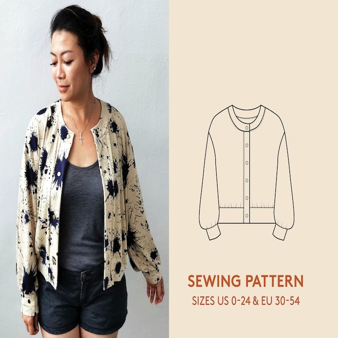 Cardigan Sewing Pattern | Inspire Uplift