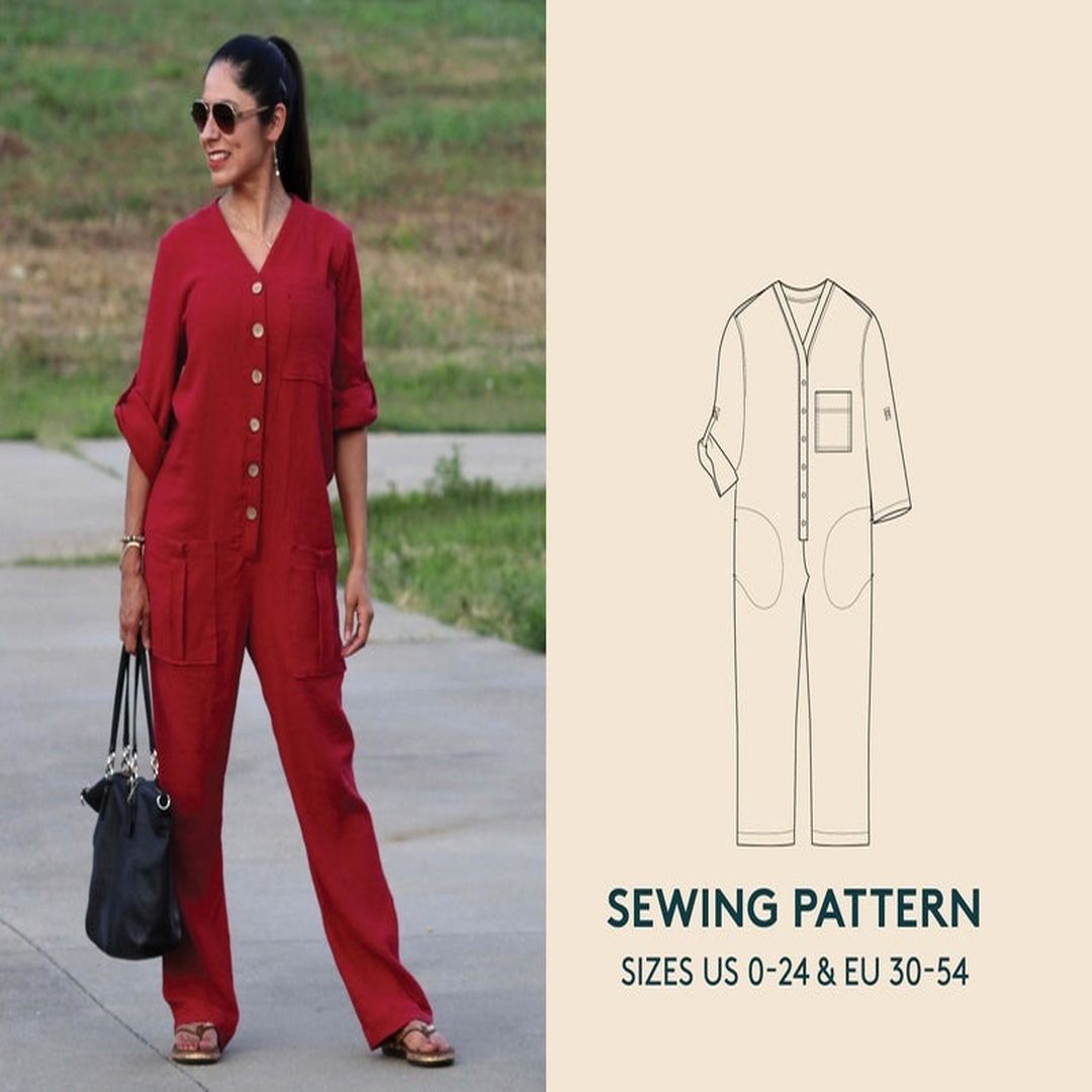 Jumpsuit Sewing Pattern | Inspire Uplift