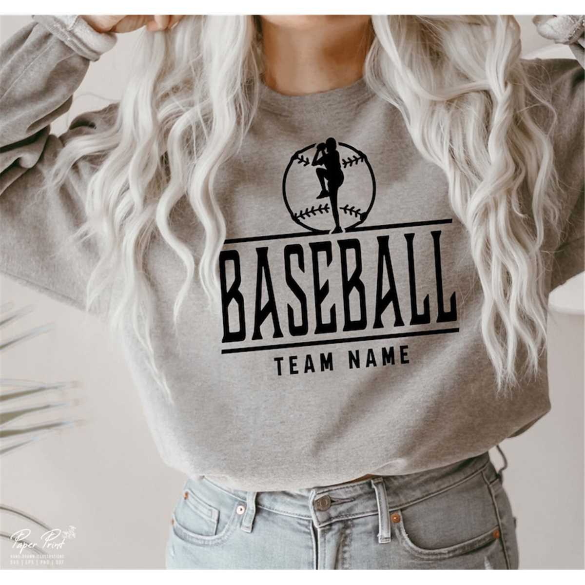 Baseball Player Svg, Baseball Team Shirt Svg, Baseball mom S | Inspire ...