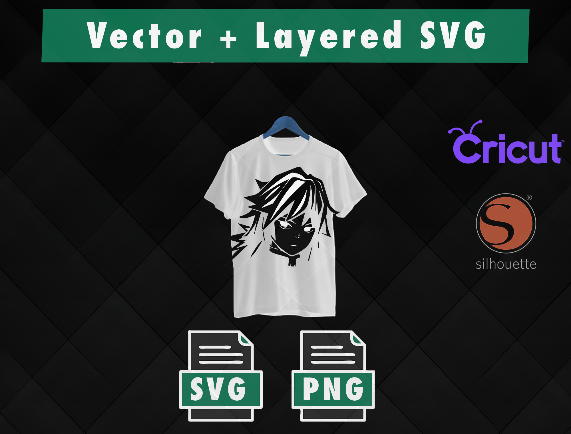 Anime demon slayer svg , fichiers vectoriels Anime, Anime pn | Inspire ...