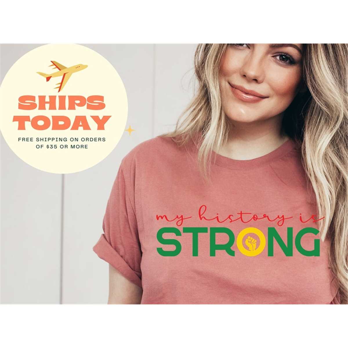 My History is Strong Shirt, Black History Shirt, Equality Sh | Inspire ...