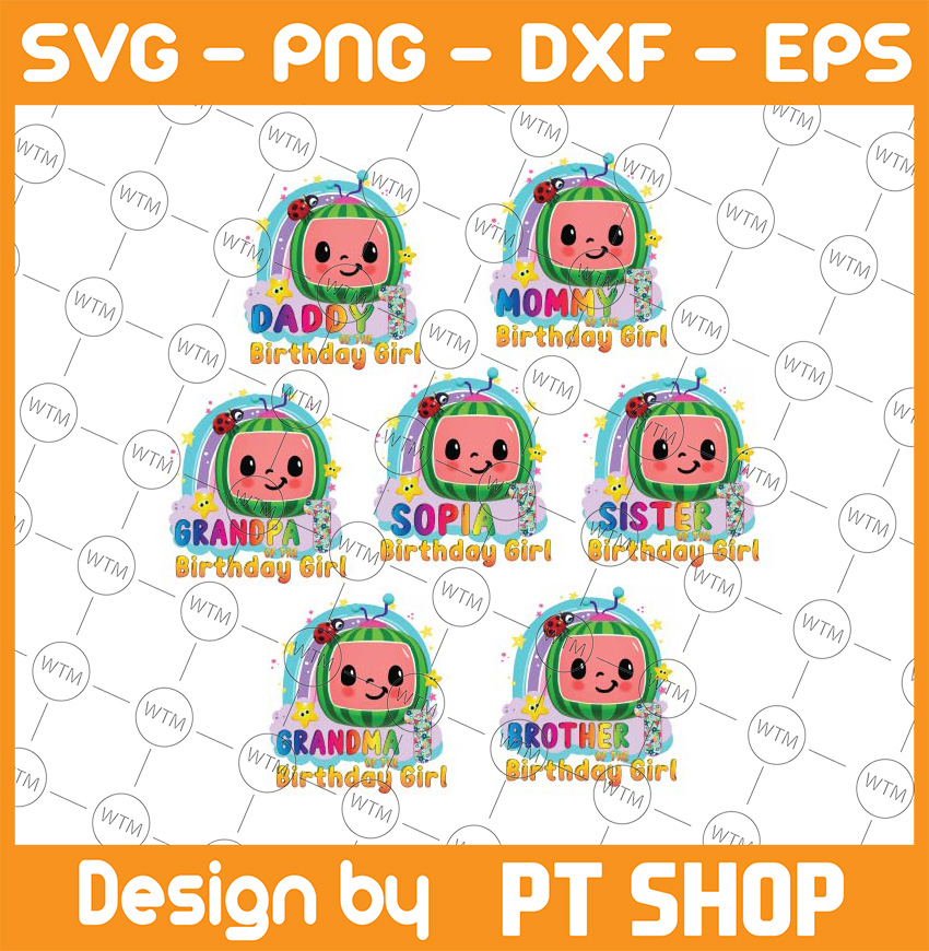 Personalized Coco melon birthday Png, Customized Cocomelon B | Inspire ...