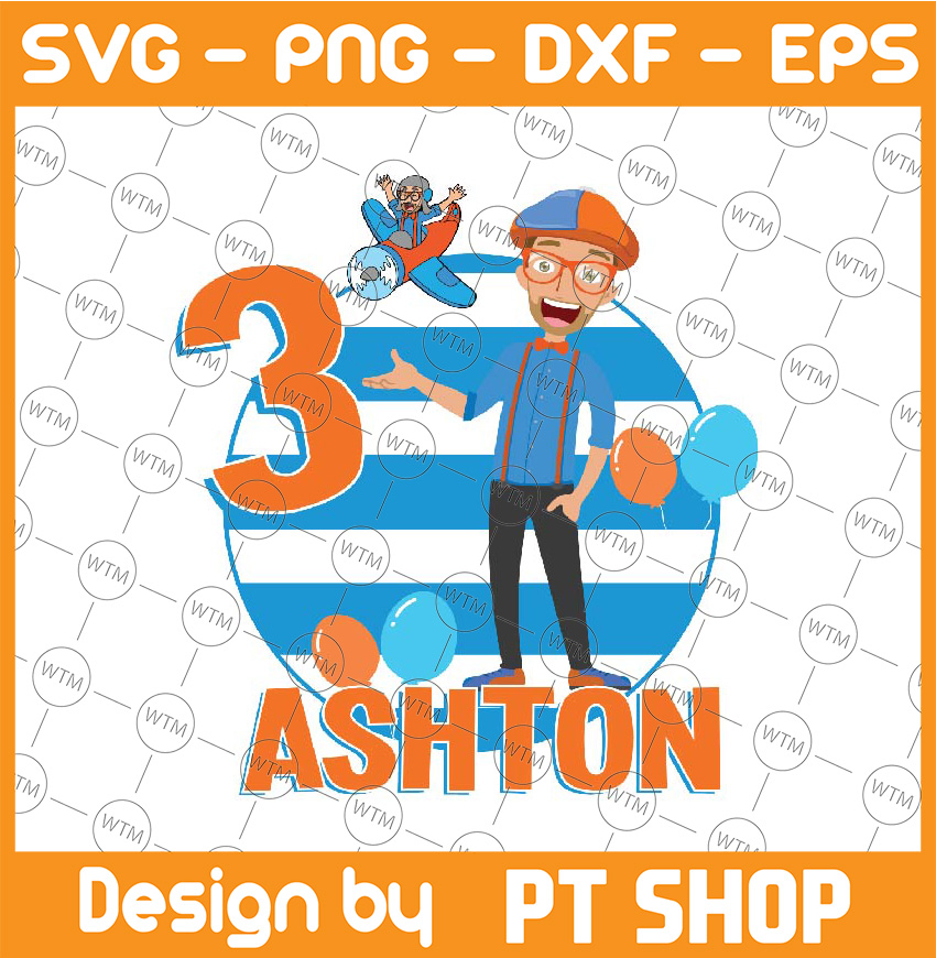 Birthday Blippi Boy Svg, Boy Birthday Matching Svg, Custom N | Inspire ...
