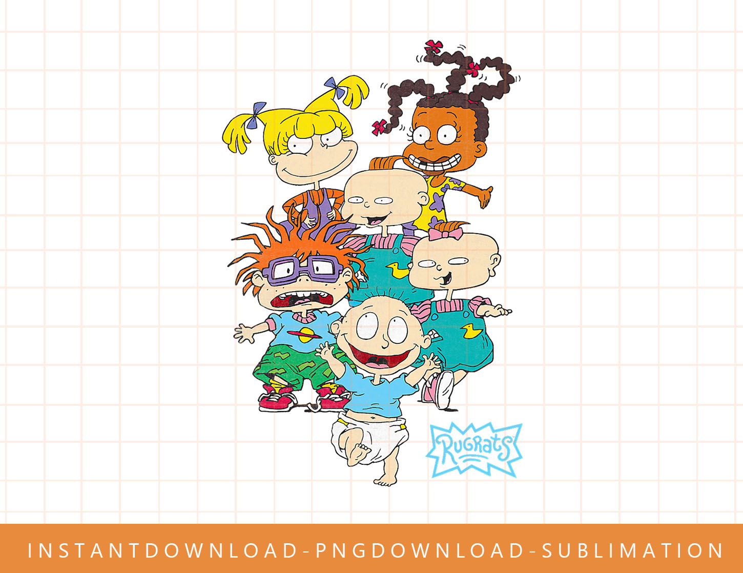 Nickelodeon Classic Rugrats Character png, sublimate, digita | Inspire ...