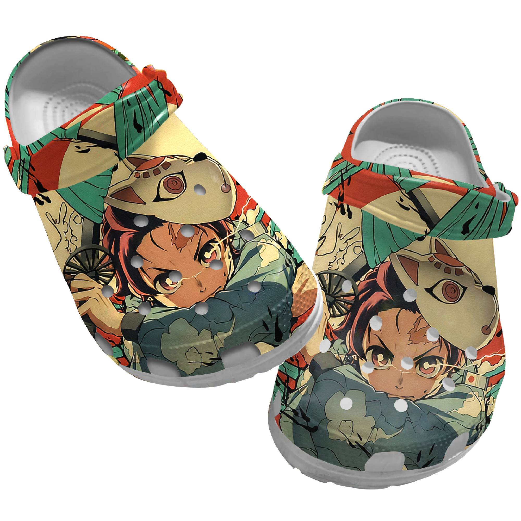 Chibi Tanjiro Kamado Crocs, Demon Slayer Clog Shoes Unisex, - Inspire ...