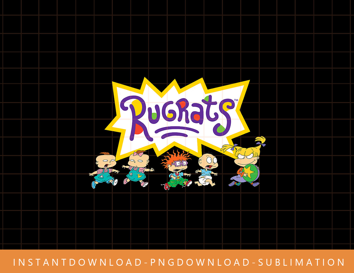 Nickelodeon Rugrats Chase Angelica png, sublimate, digital p - Inspire ...