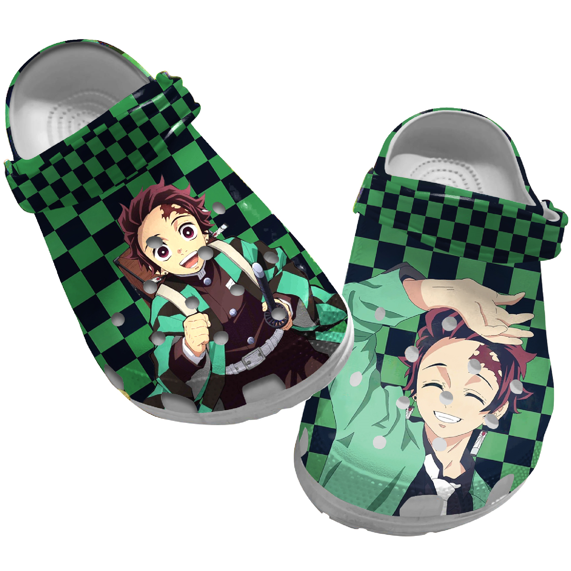Tanjiro Demon Slayer Clog Shoes Unisex, Demon Slayer Crocs, | Inspire ...