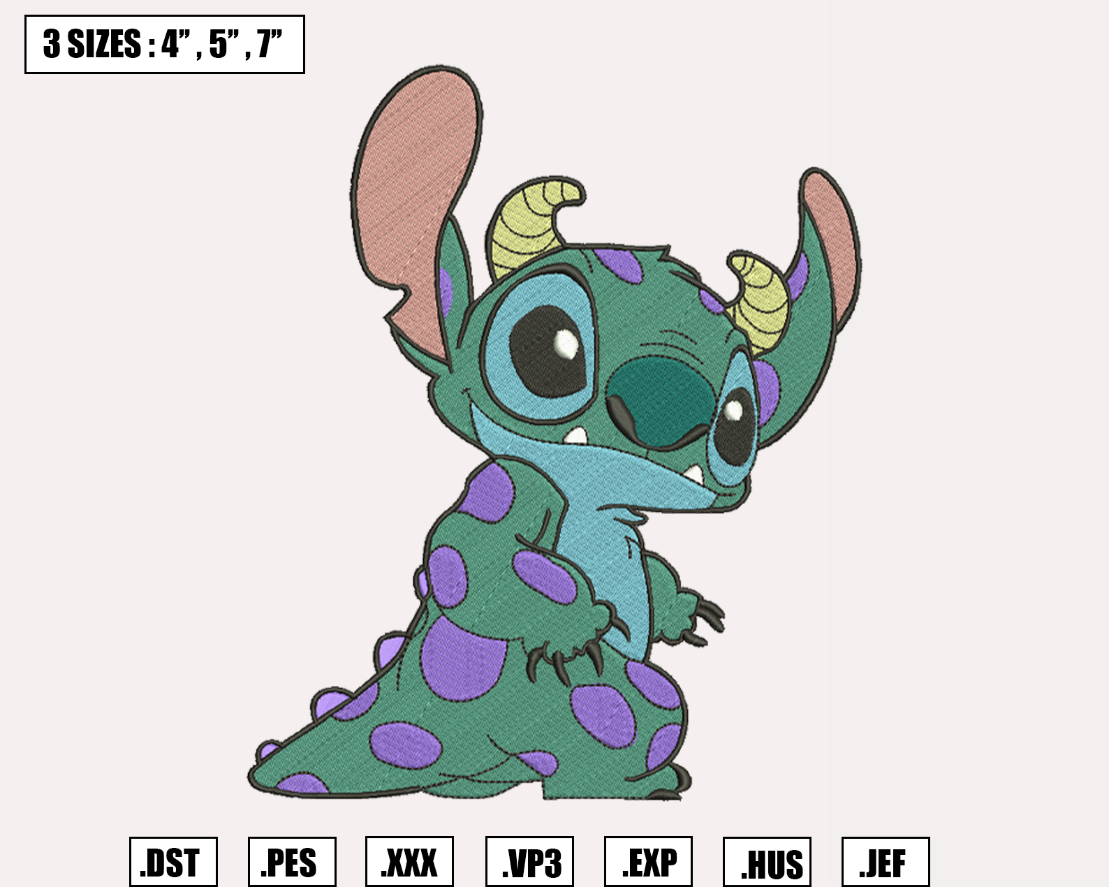 Stitch Embroidery Design, Lilo And Stitch Embroidery Machine | Inspire ...