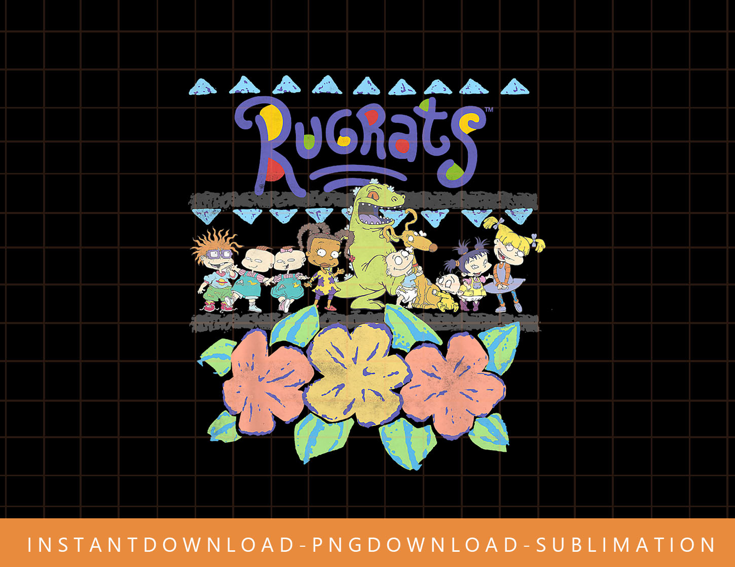 Nickelodeon Rugrats Reptar and Friends Group Shot png, subli - Inspire ...