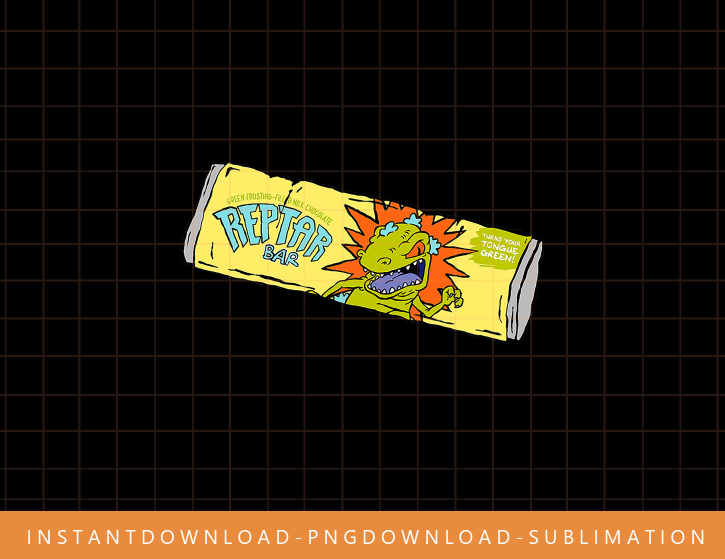 Nickelodeon Rugrats Reptar Bar Candy png, sublimate, digital - Inspire ...