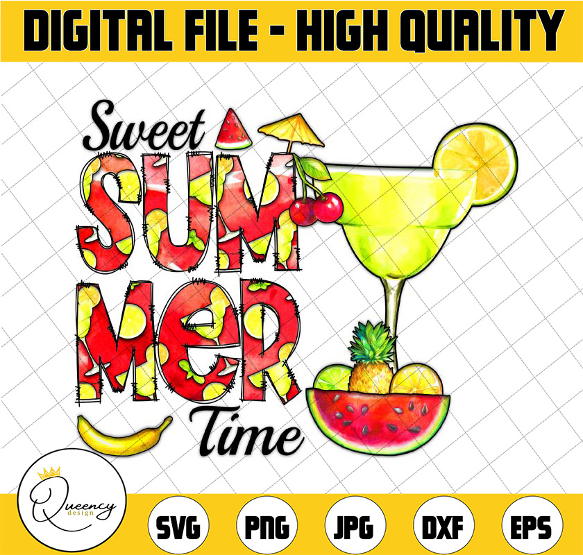 Sweet Summer Time Png, Hello Summer Design Png, Watermelon P | Inspire ...