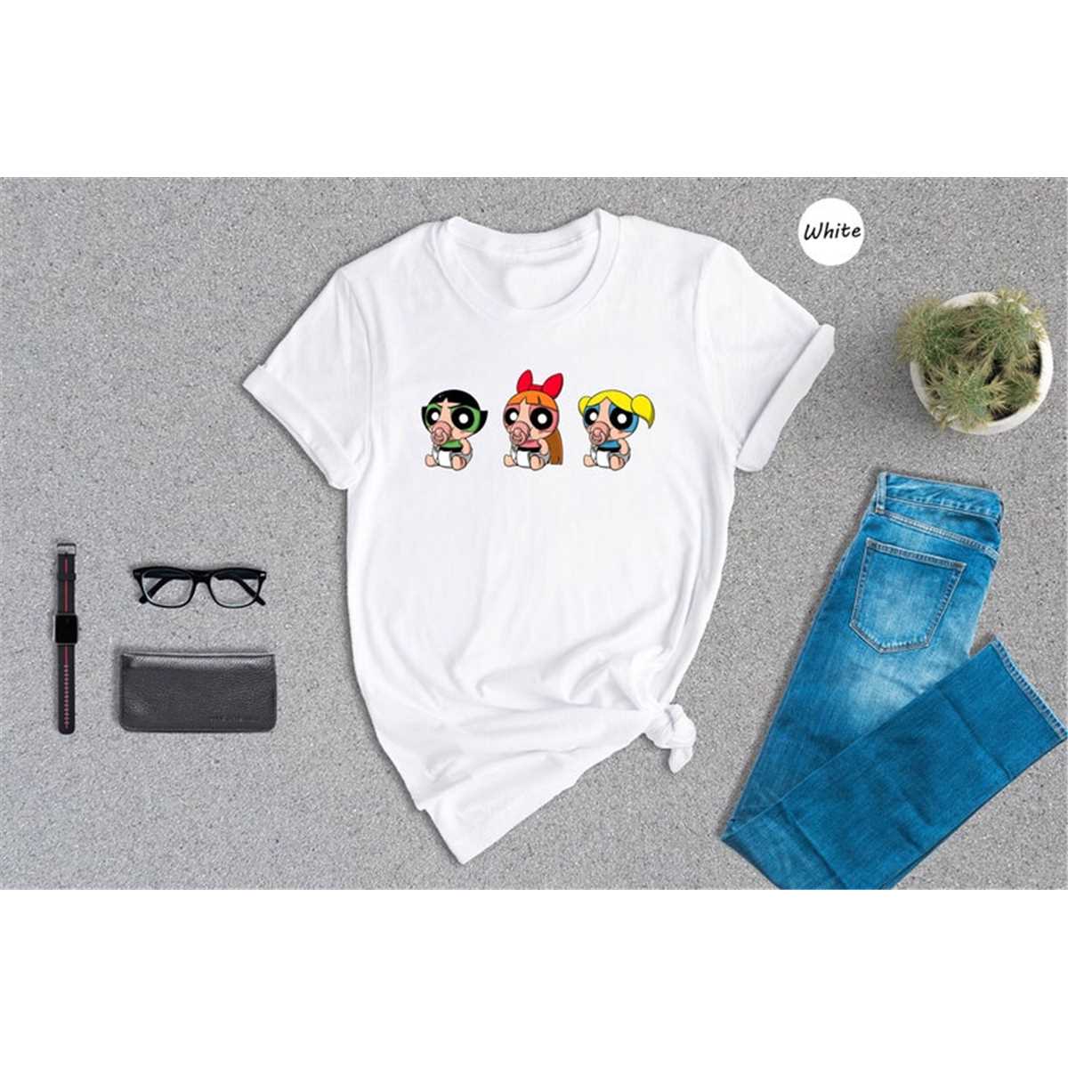 Chibi Powerpuff Girls Shirt, Cute Chibi Shirt, Powerpuff Gir - Inspire ...