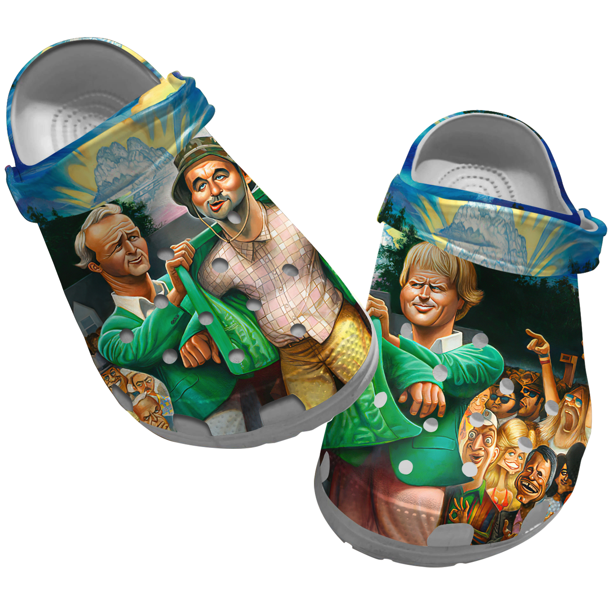 Chibi Characters Caddyshack Crocs, Caddyshack Clog Shoes Uni - Inspire ...