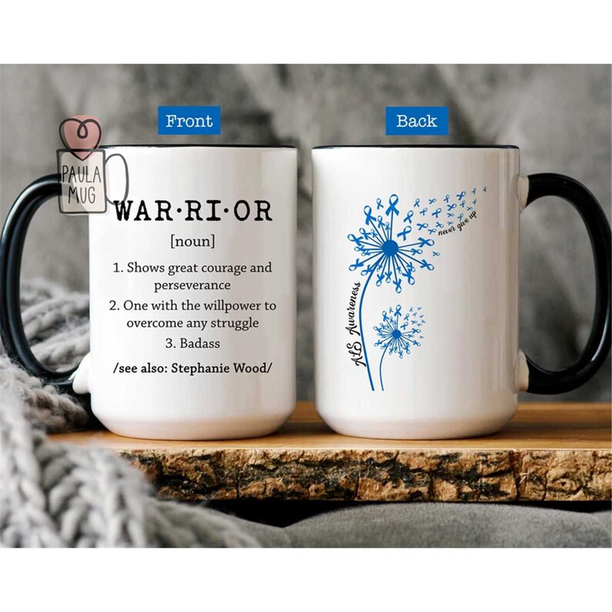 Custom ALS Awareness Support Team Mug, Dandelion ALS Awarene | Inspire ...