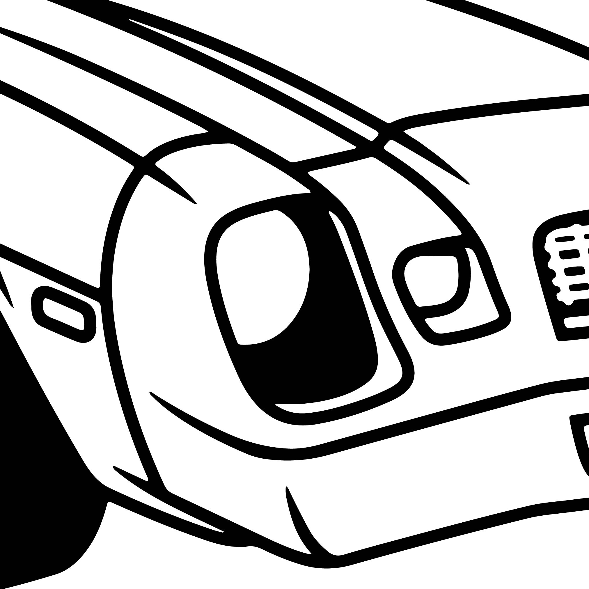 Chevrolet Camaro 1980 line art Vector file for laser engrav - Inspire ...