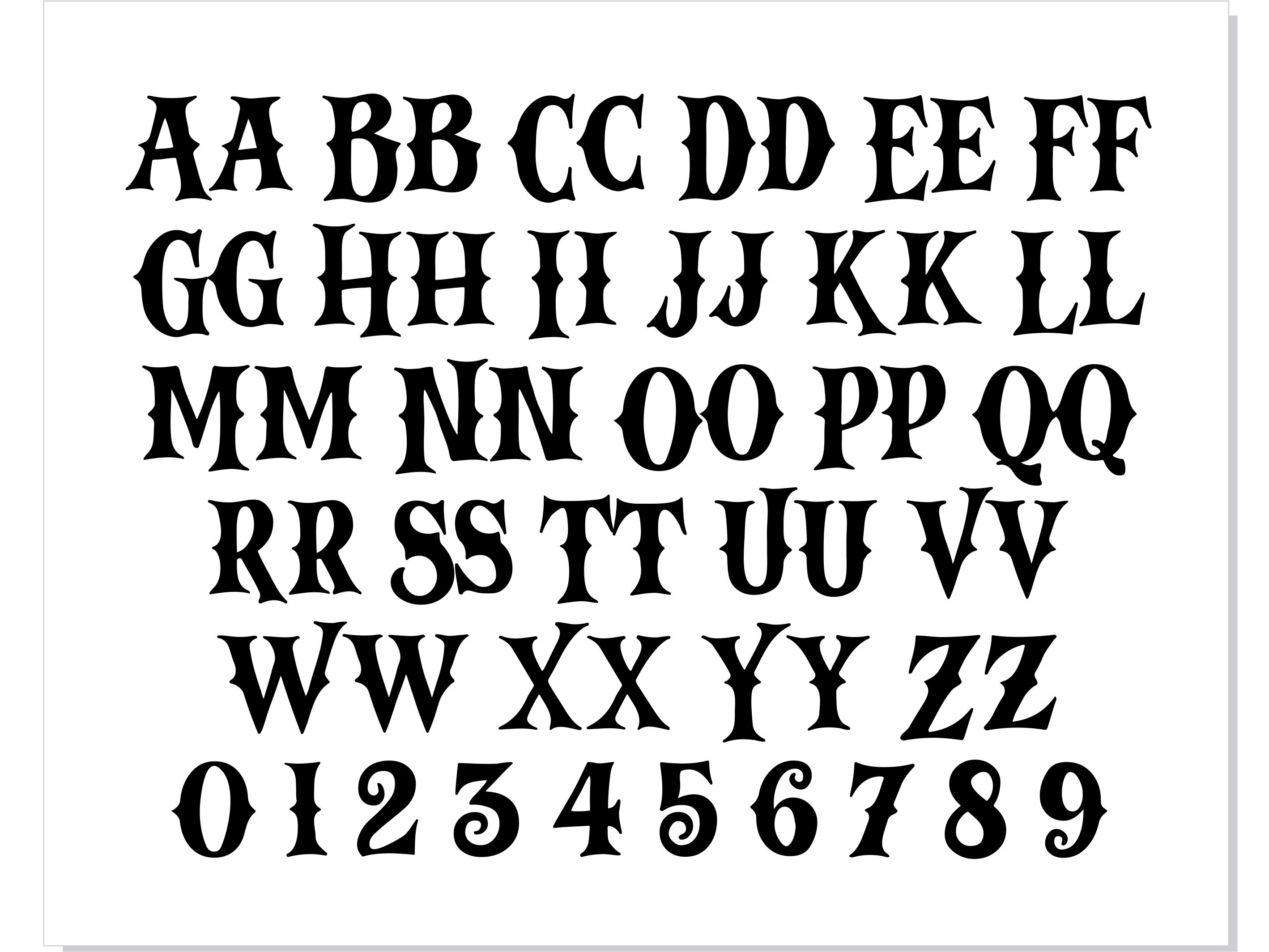 Fancy Western Font